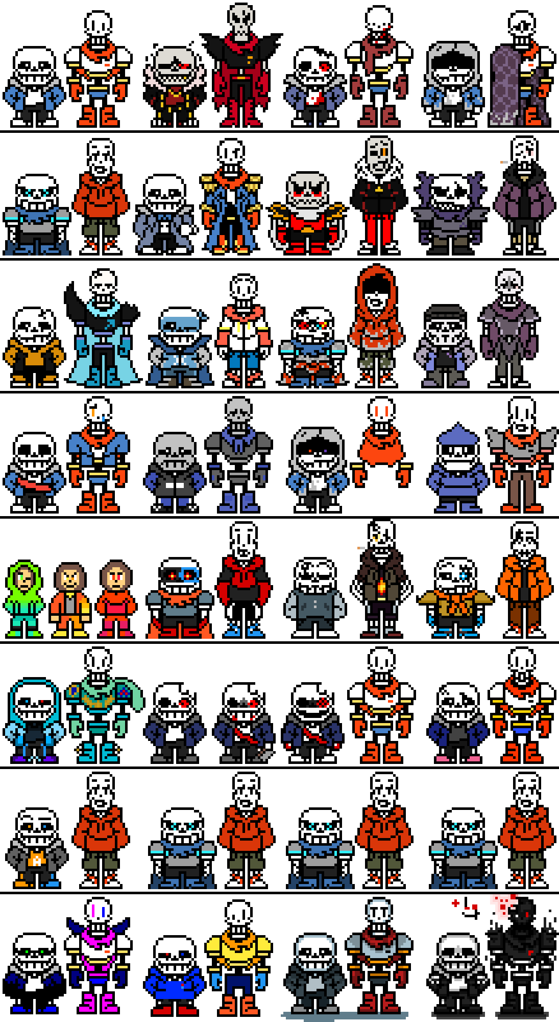 Pixilart - undertale AU by loopKM