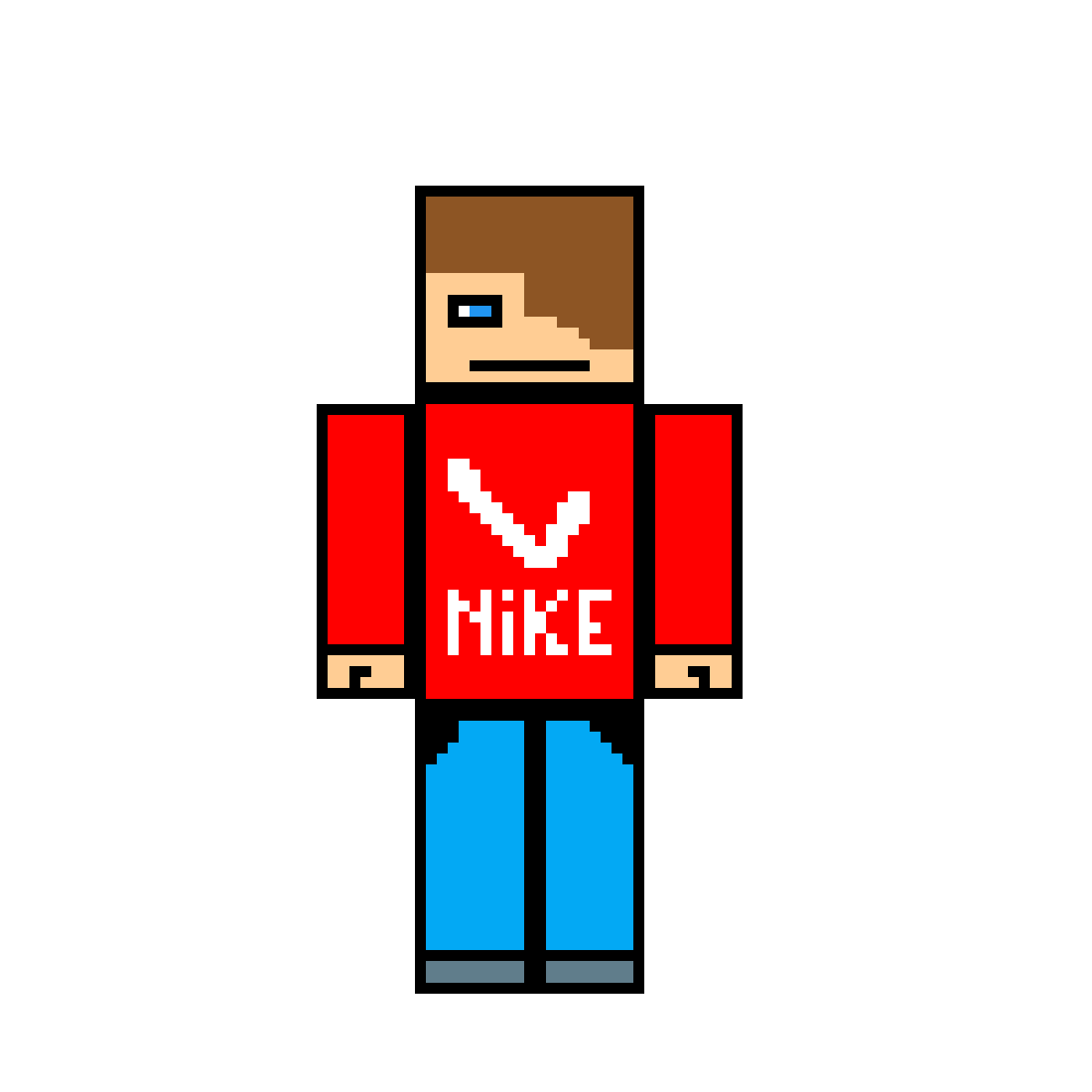 Editing my minecraft character - Free online pixel art drawing tool ...