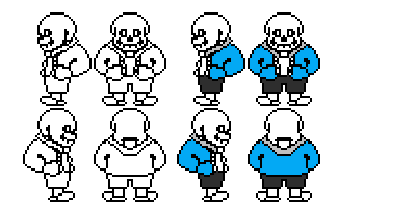 Pixilart - Overworld Sans by hehe5053