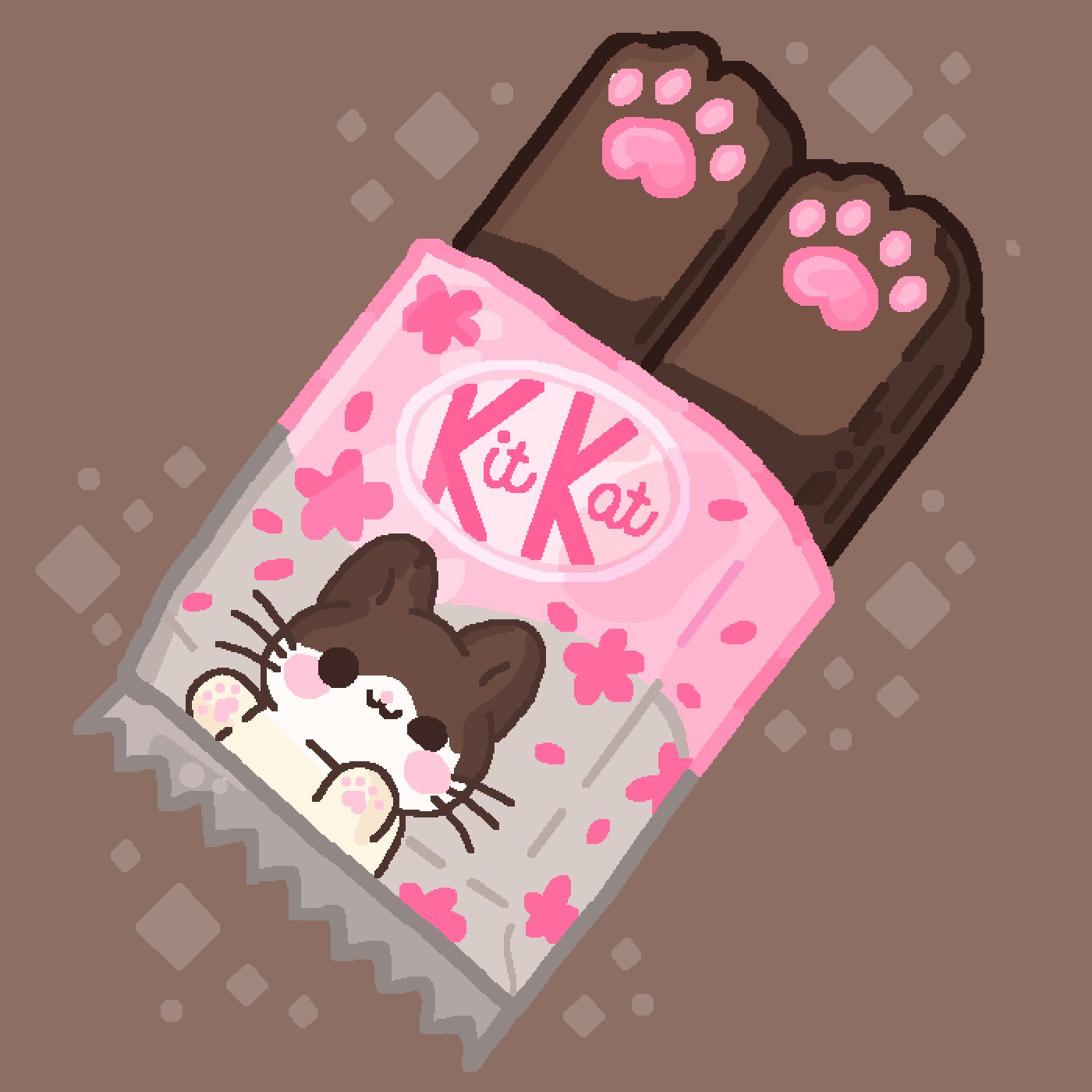 Pixilart - Kit Kat by Lemonflower