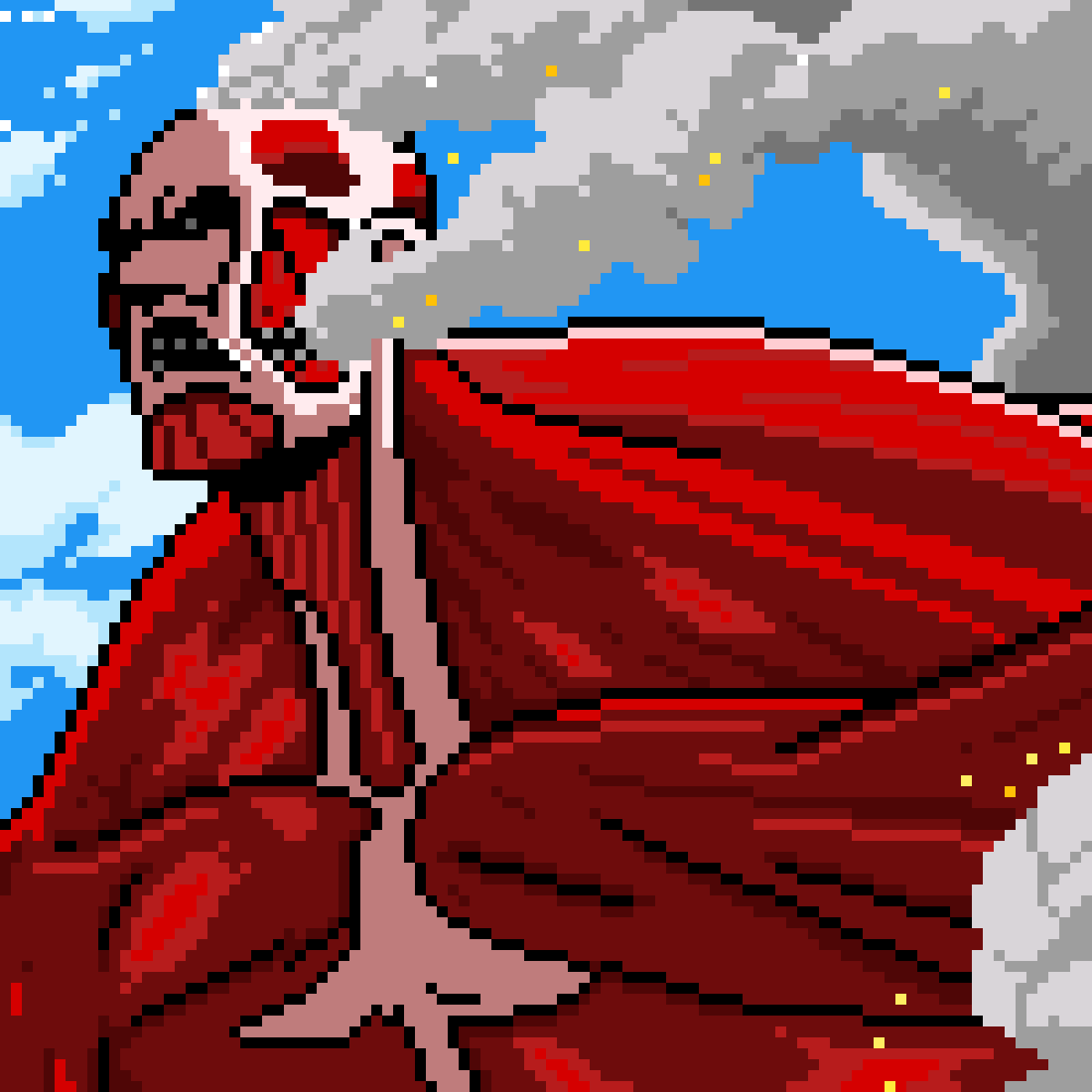 Pixilart - Colossal Titan by Kingofjeffyness