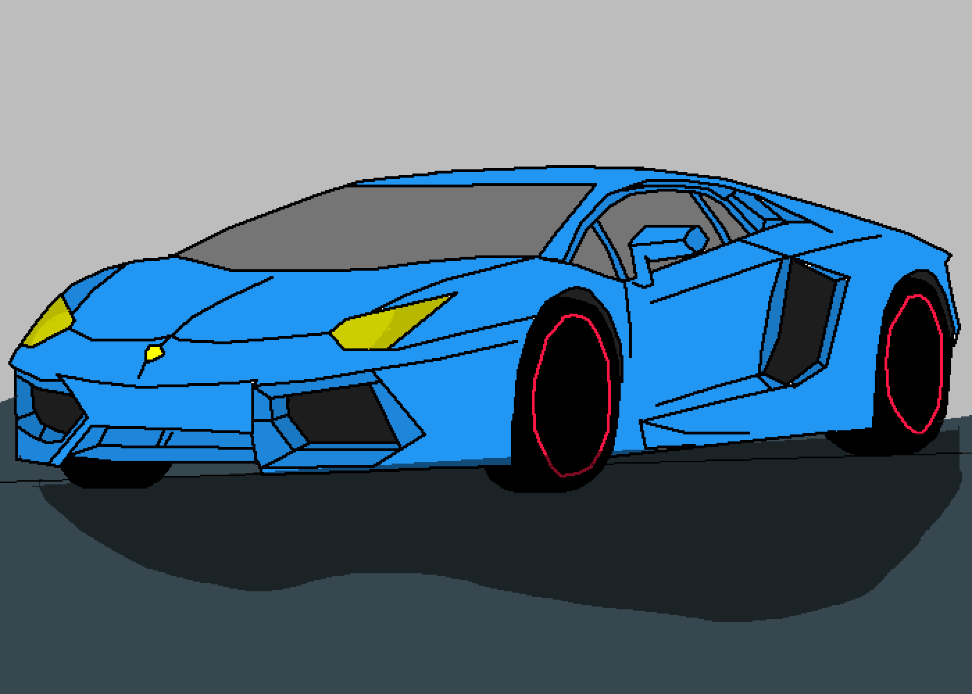 Pixilart - lambo drawing by JasonOGLegend