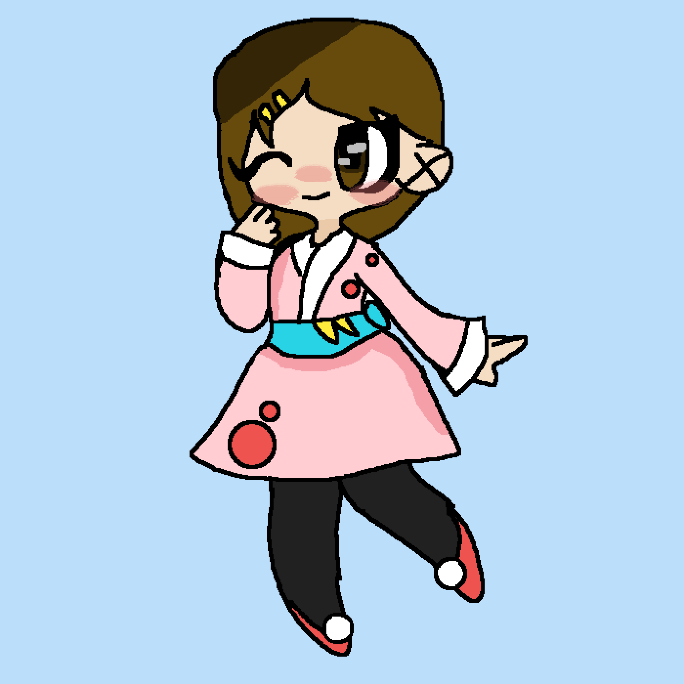 Editing Yui Hirasawa - Free online pixel art drawing tool - Pixilart