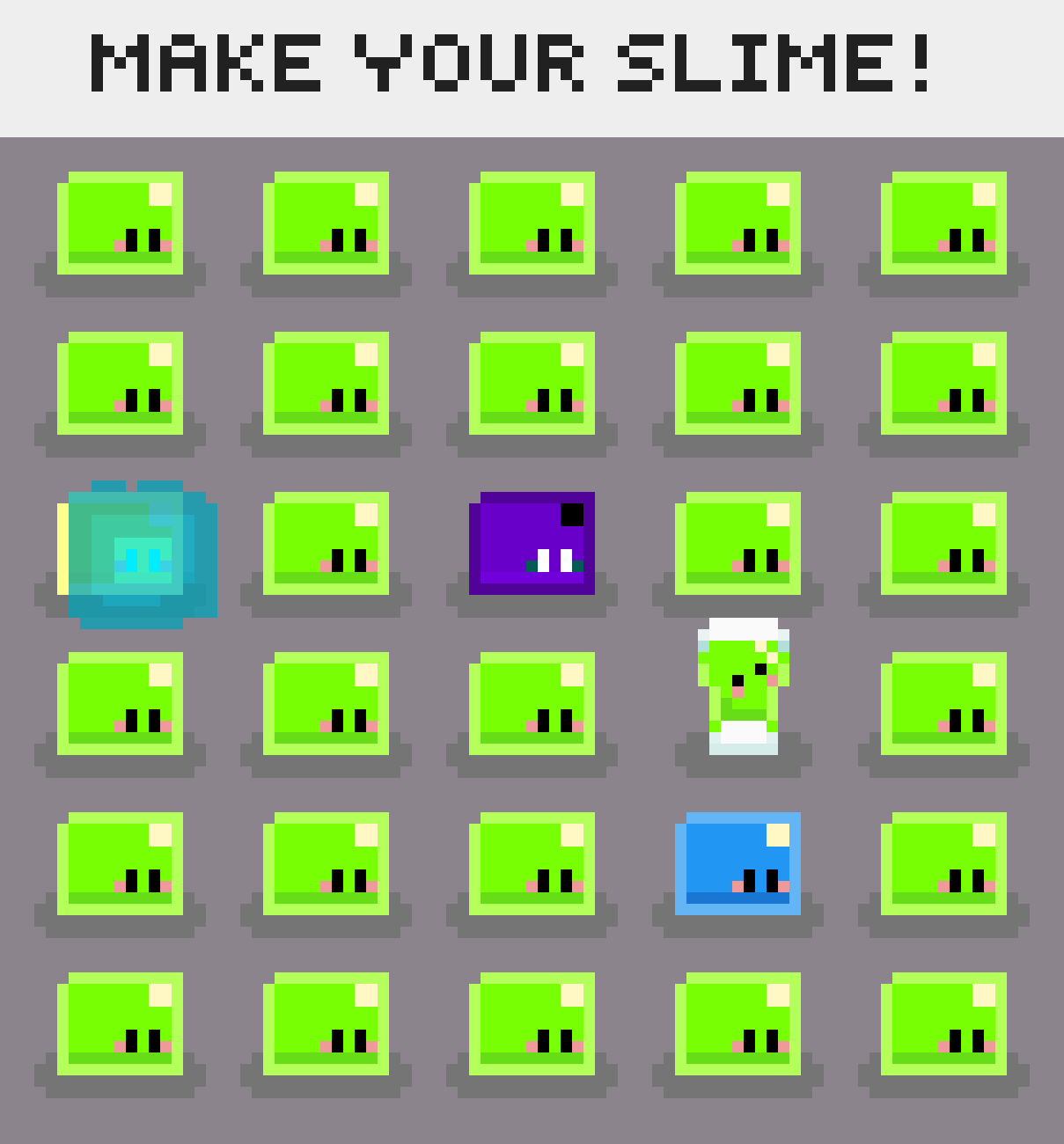 Pixilart - high contrast slime by Hua-Cheng