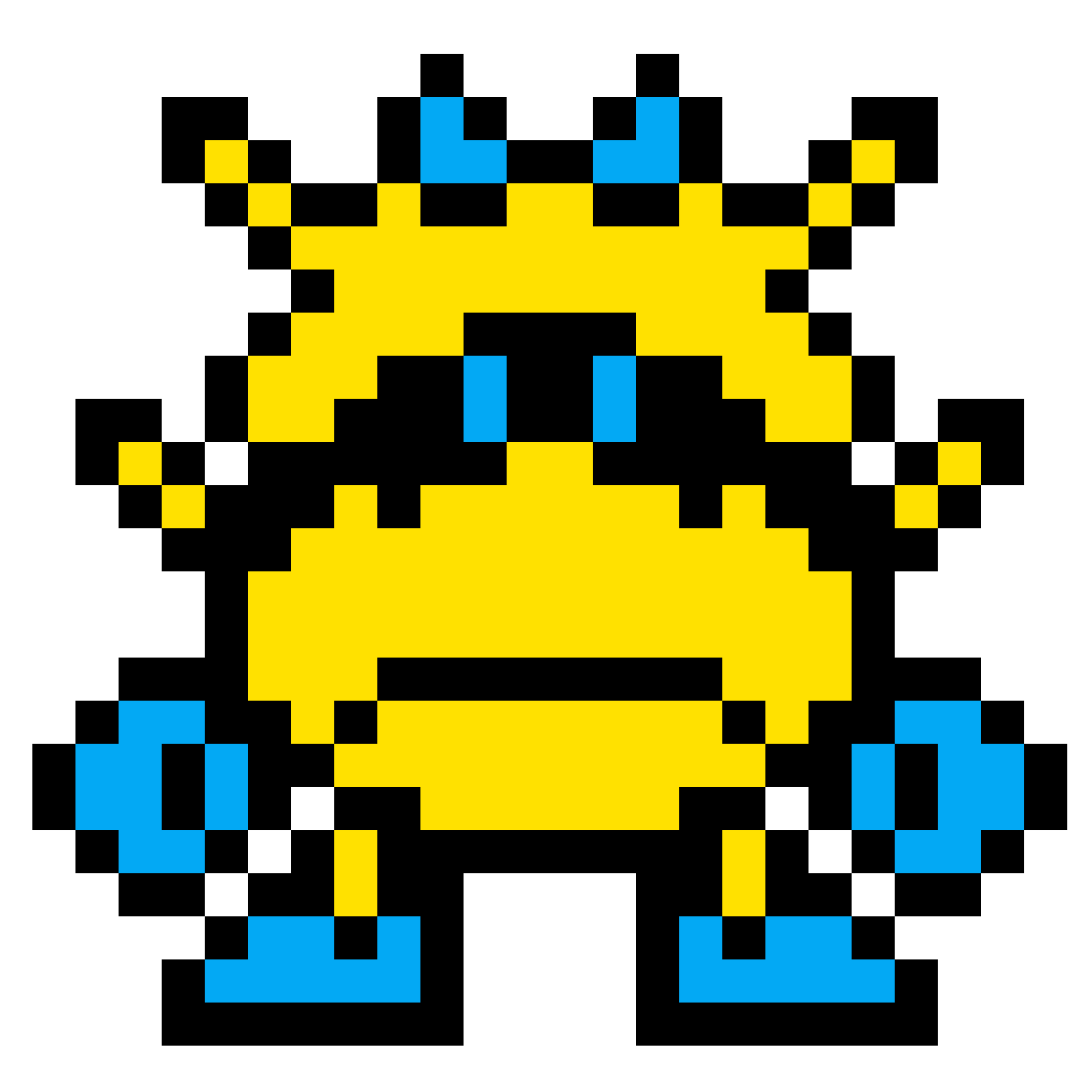 Pixilart - Dr Mario Yellow Virus by PokeSloth21