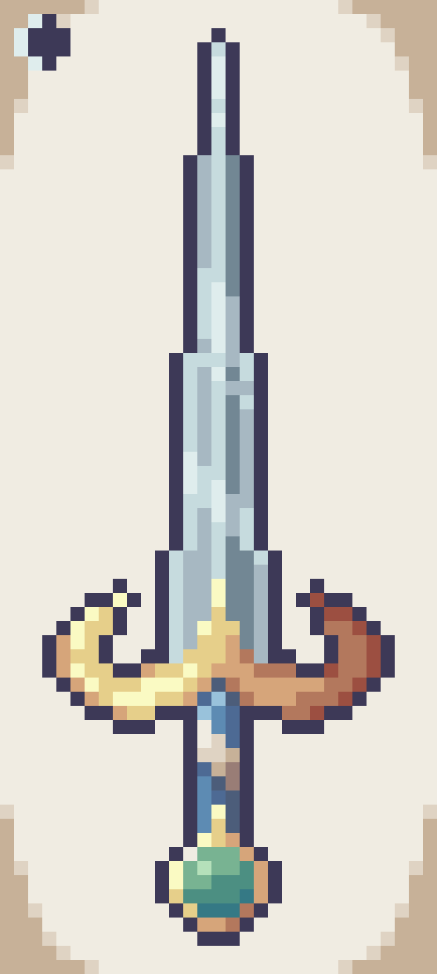 Pixilart - Decorative longsword by Eclipse89
