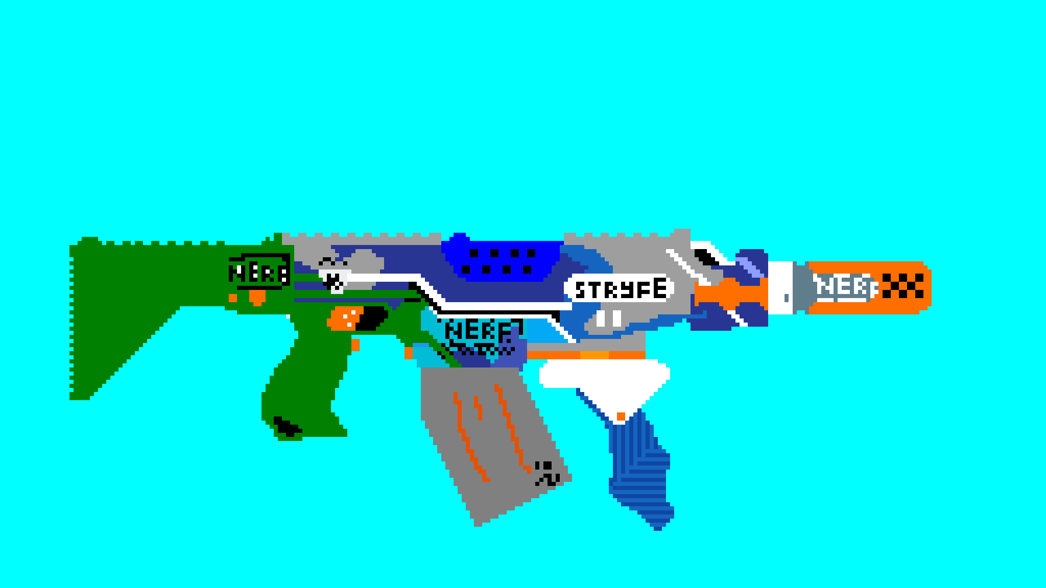 Editing nerf - Free online pixel art drawing tool - Pixilart