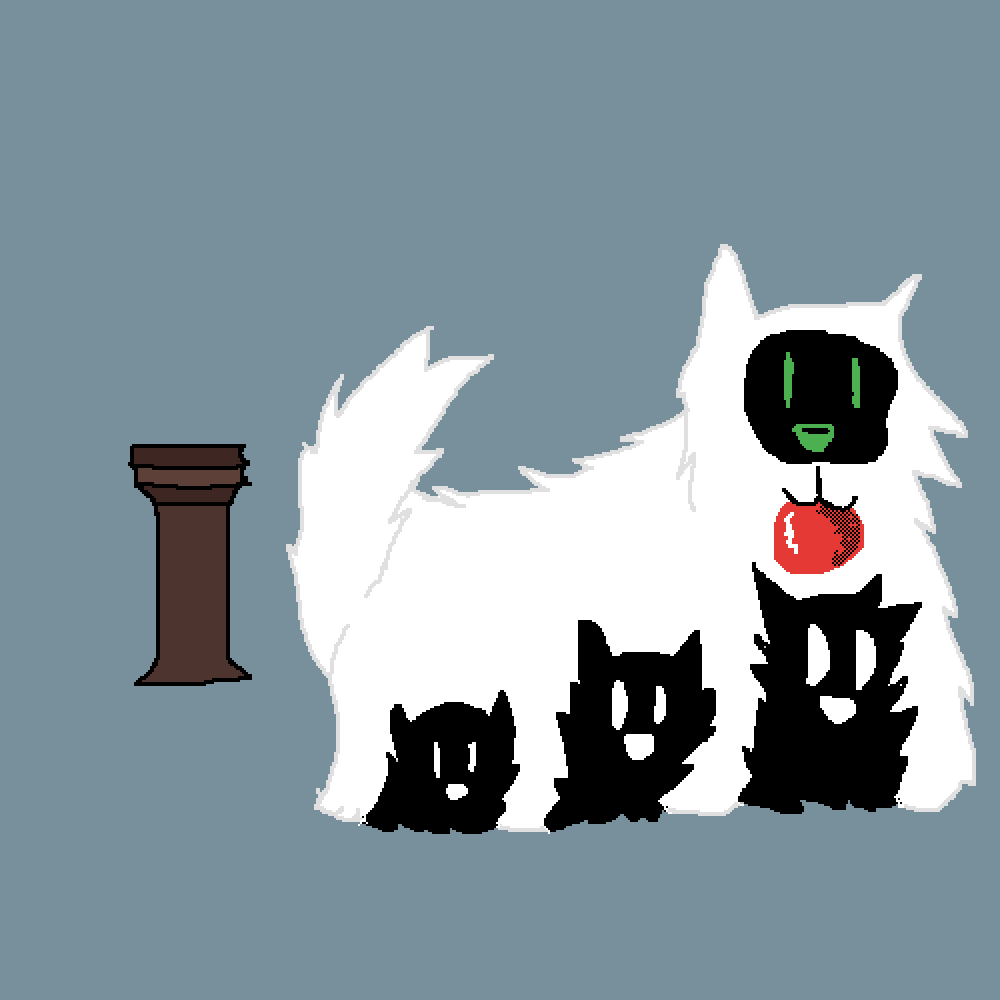 Pixilart - Request: warf dog steals the legendary artifact. by Iccy-cream