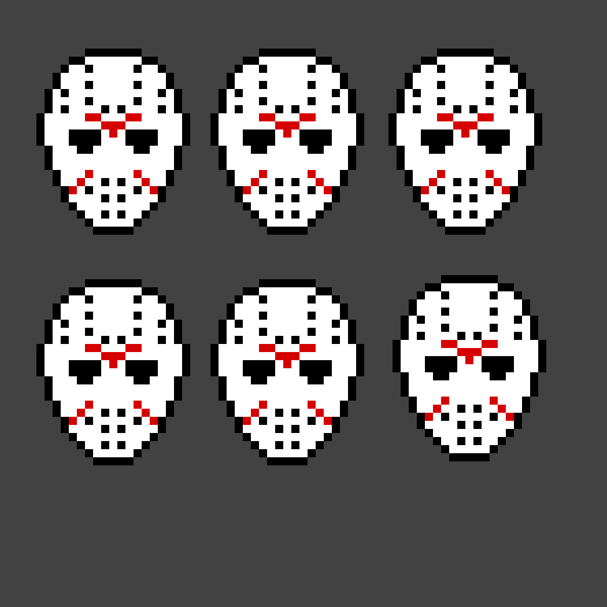 Pixilart - Jason Masks by PixelCat2017