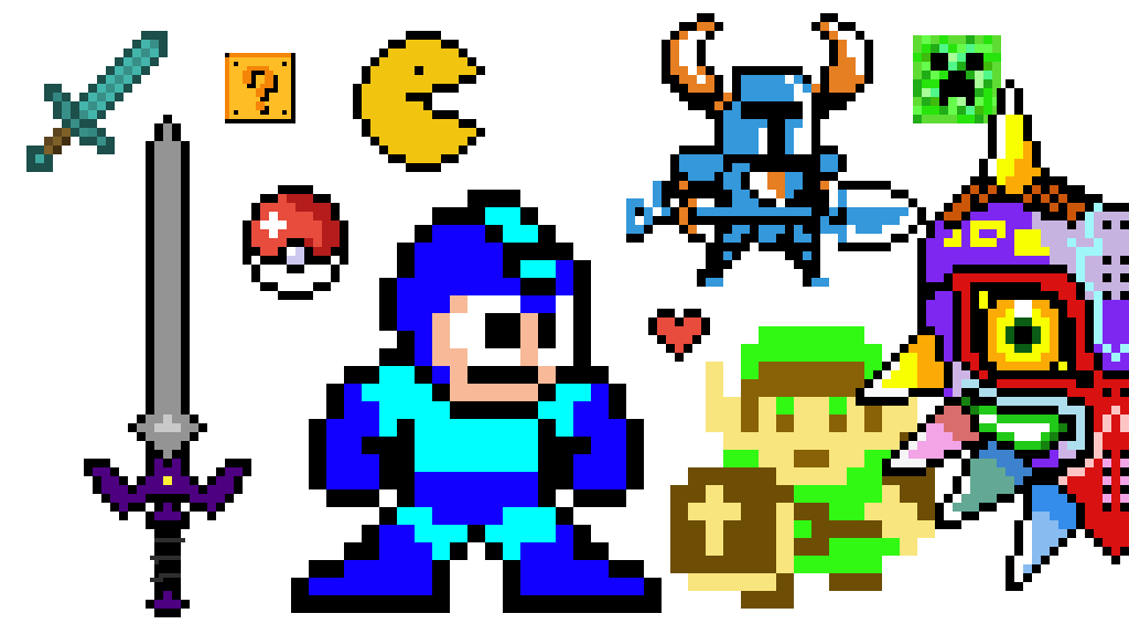 Pixilart - Video Game Pixels by Anonymous