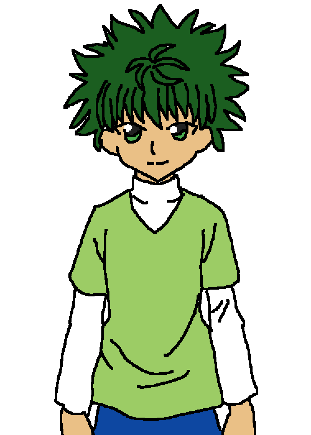 Editing Deku - Free online pixel art drawing tool - Pixilart