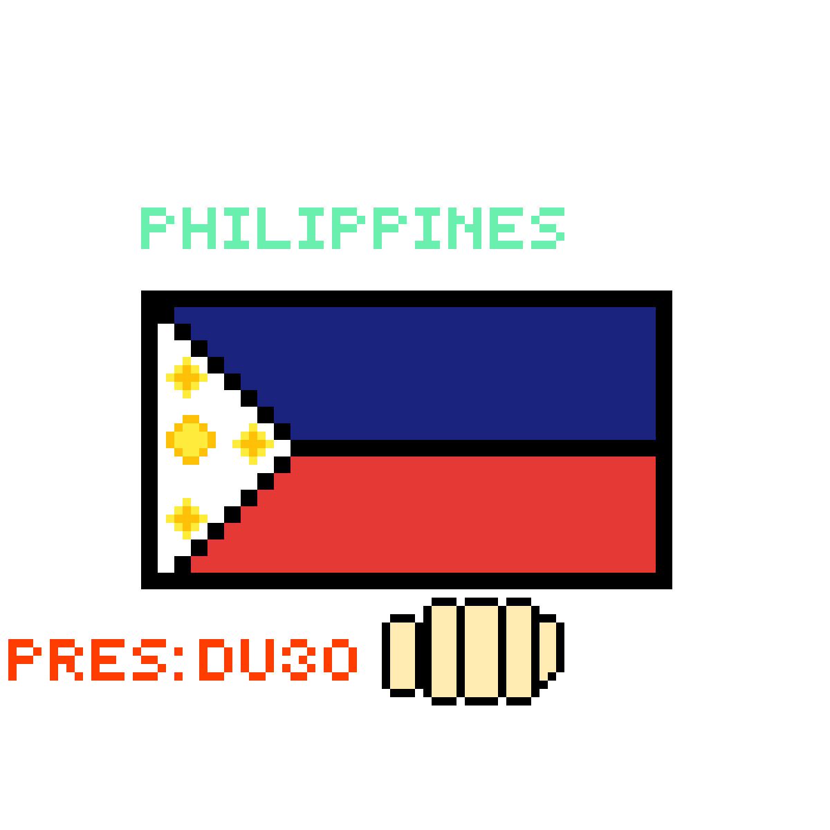 Philippines Flag By Pixeldevianart