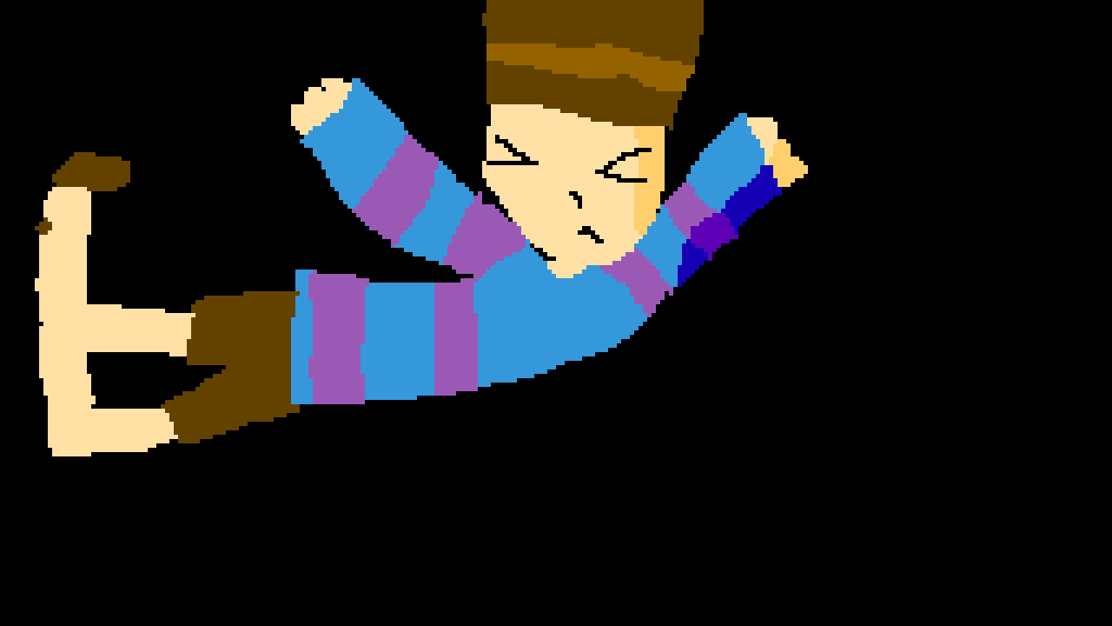 Editing frisk falling - Free online pixel art drawing tool - Pixilart