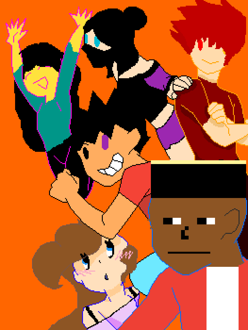 Pixilart - Collab by FlamingoesrHawt