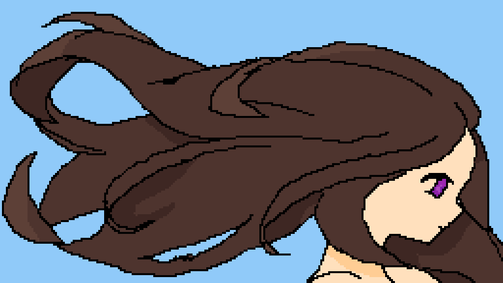 Editing hair - Free online pixel art drawing tool - Pixilart