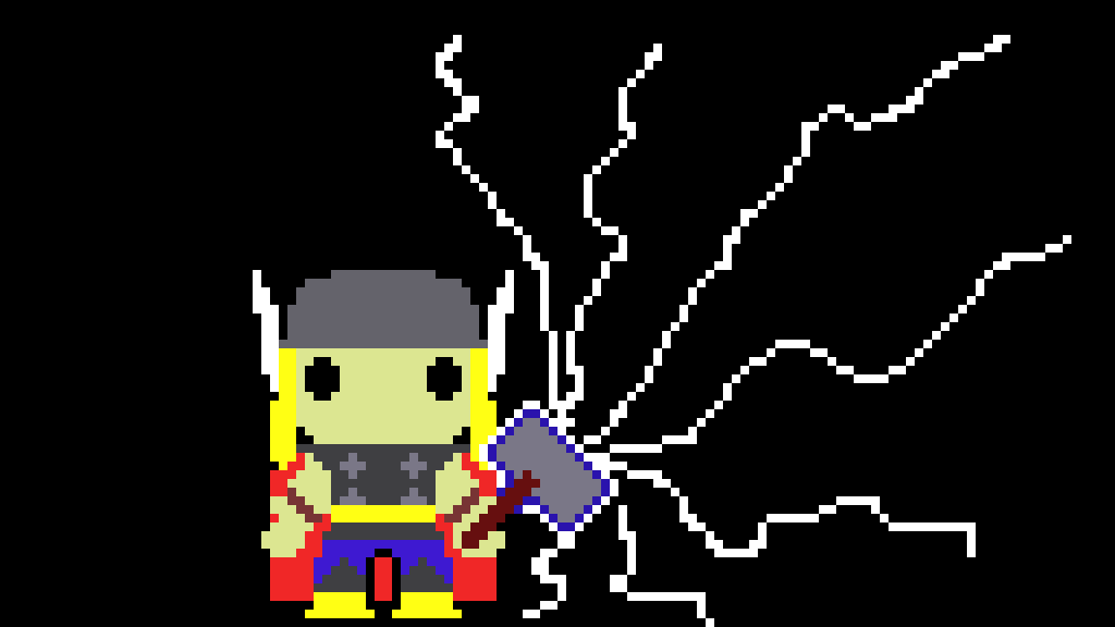 Editing #thor - Free online pixel art drawing tool - Pixilart