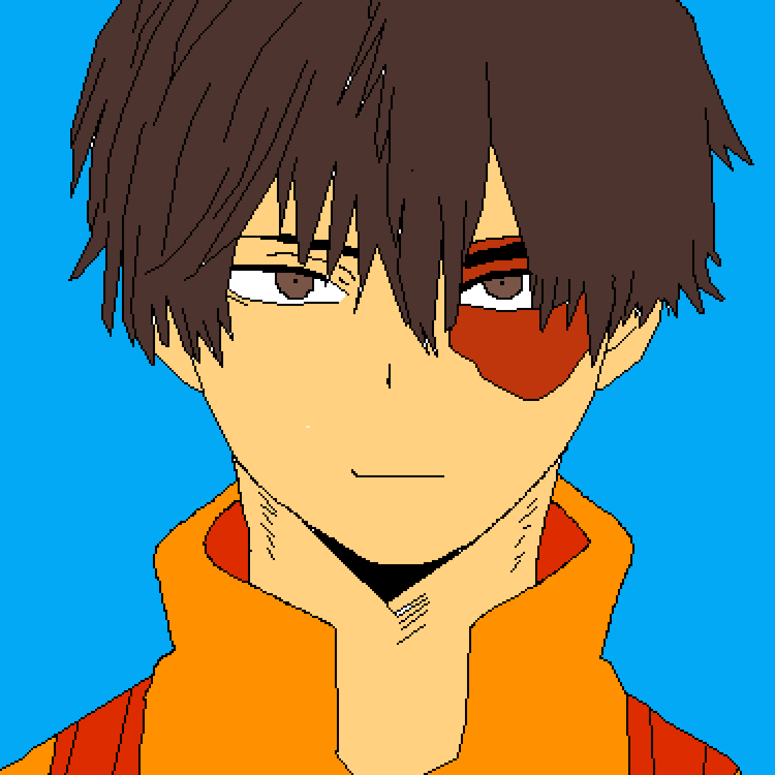 Editing todoroki and zuko mix - Free online pixel art drawing tool ...