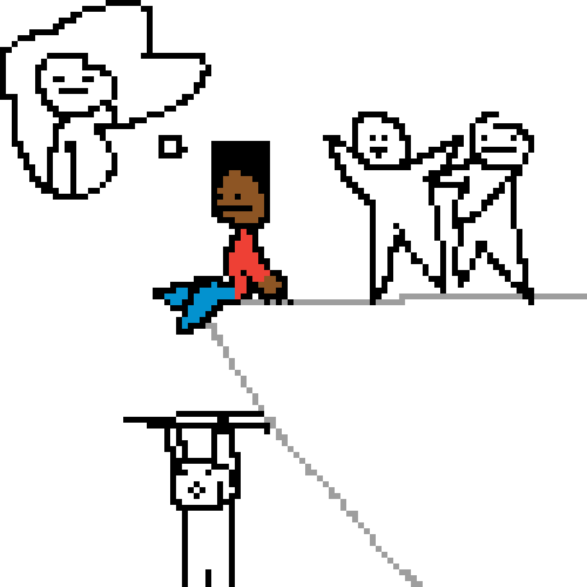 Pixilart - IMMA JUMP NOW by Nicest-Spicest