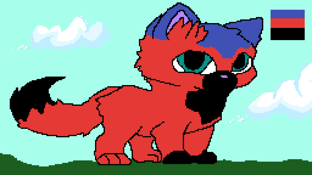 Pixilart - polyamory cat by Angelsnowflakes