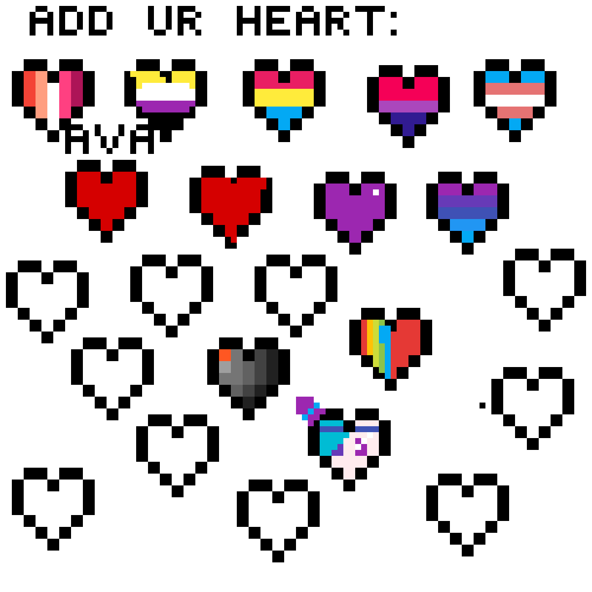 Editing Trans flag - Free online pixel art drawing tool - Pixilart