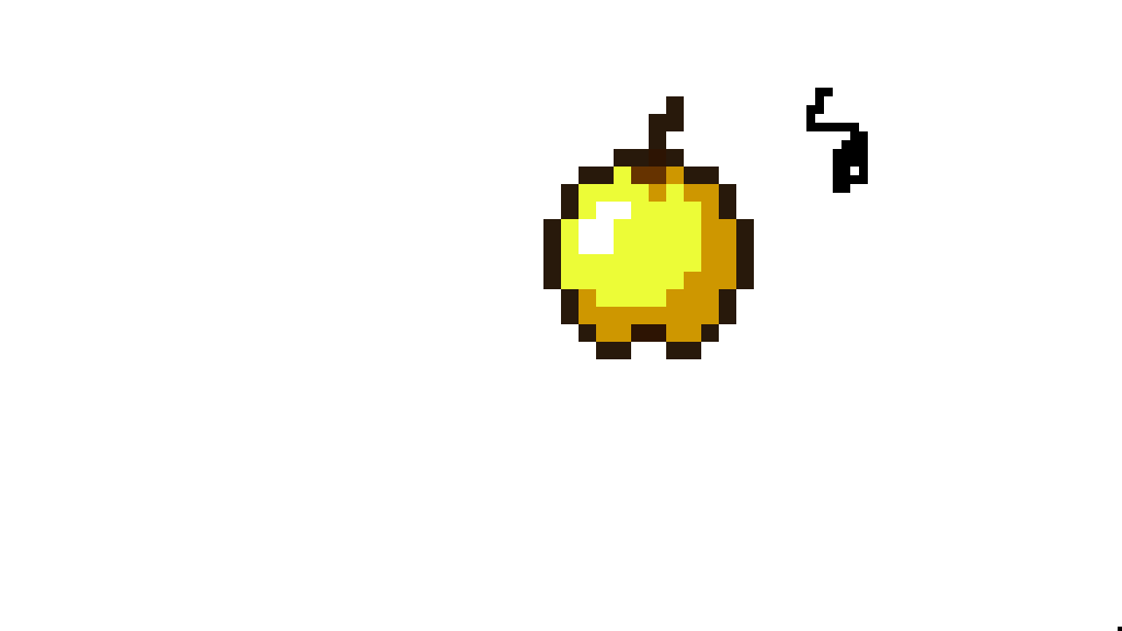 Pixilart - golden apple by kkllhh12345