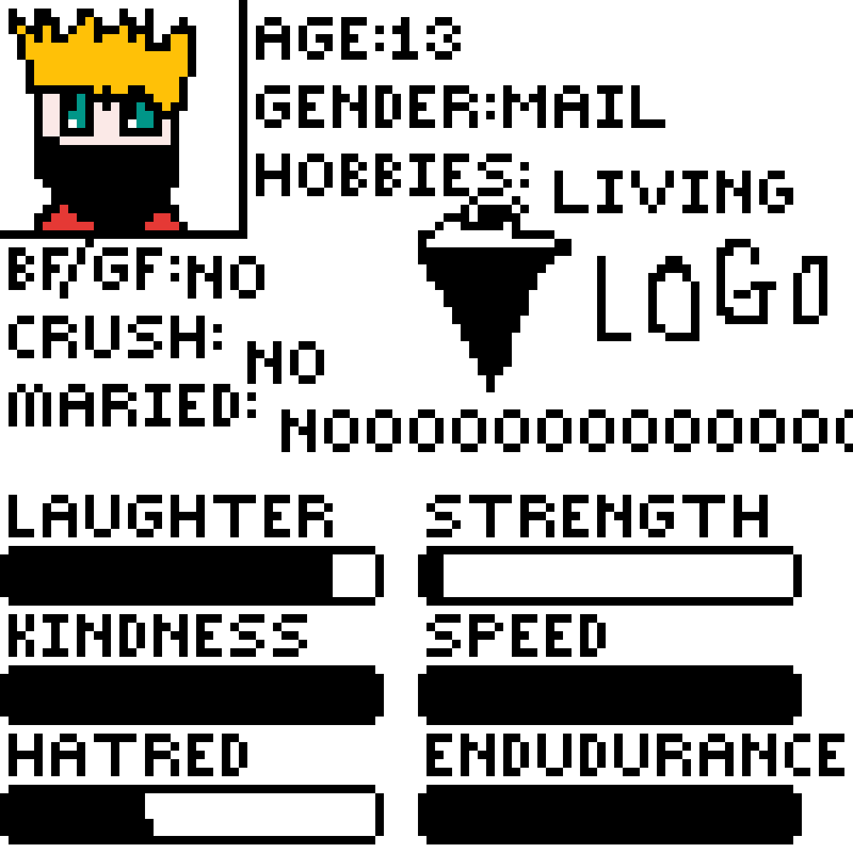 Editing id card - Free online pixel art drawing tool - Pixilart