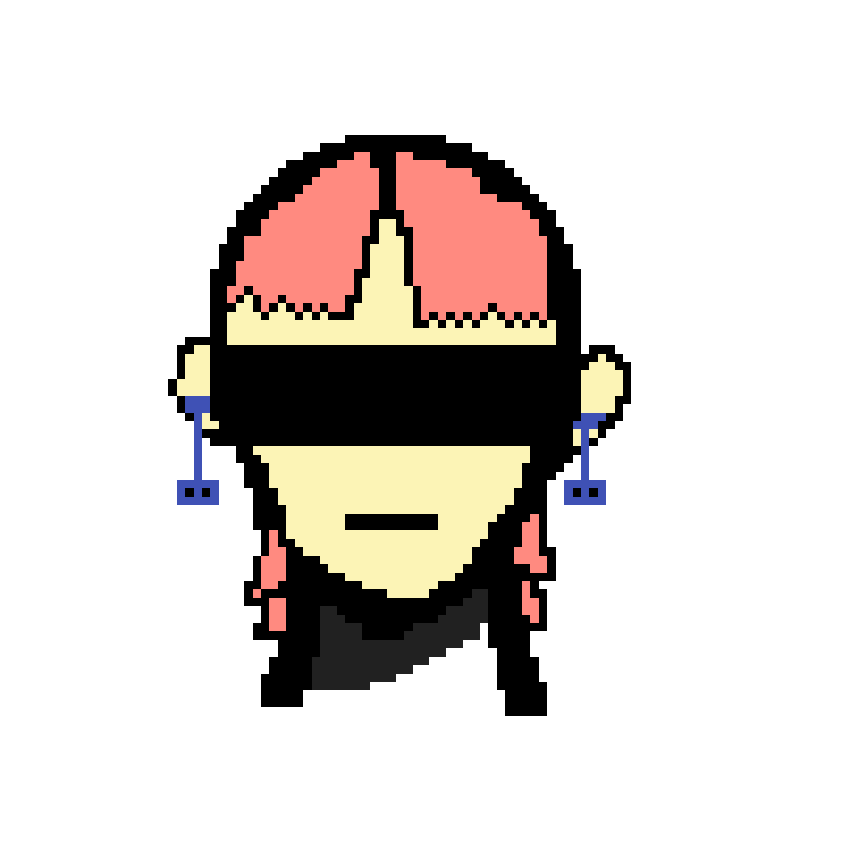 Edición Pink Mullet - Herramienta gratuita de dibujo en línea de pixel ...