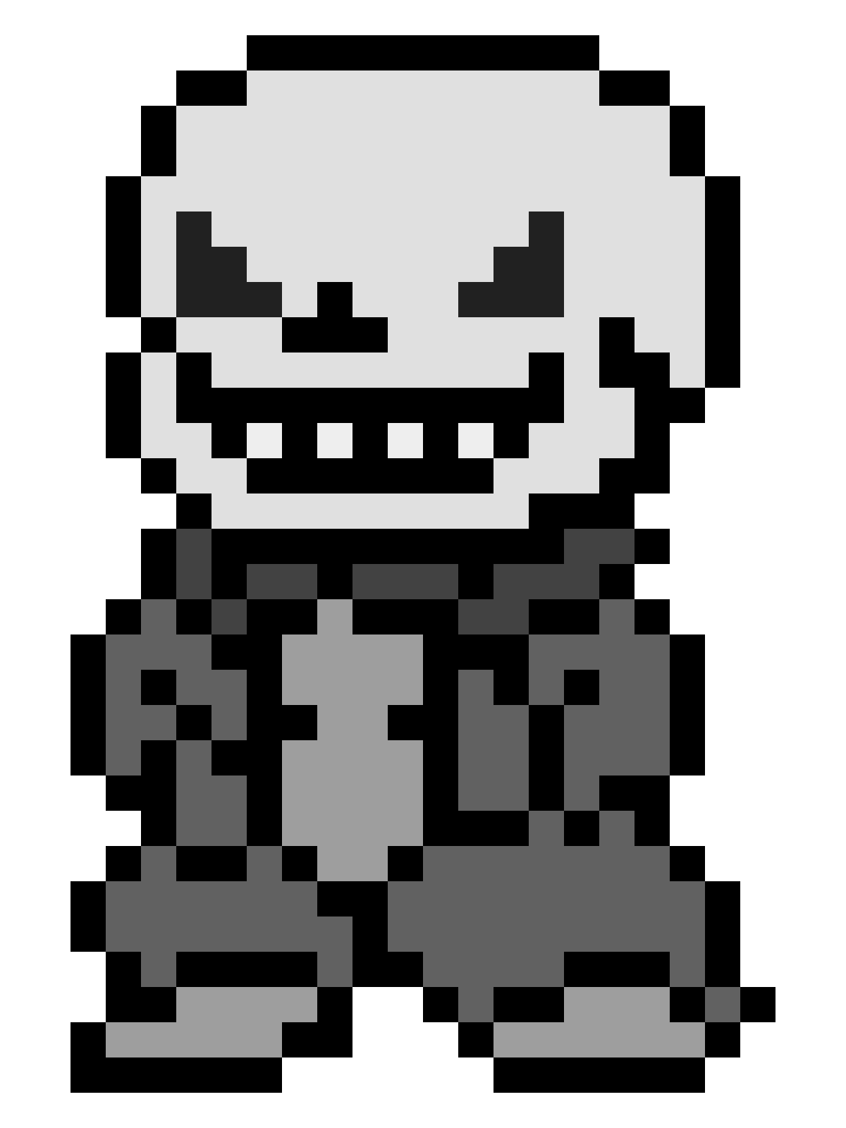 Pixilart - TW Sans Overworld Sprite by MoxxNAngel