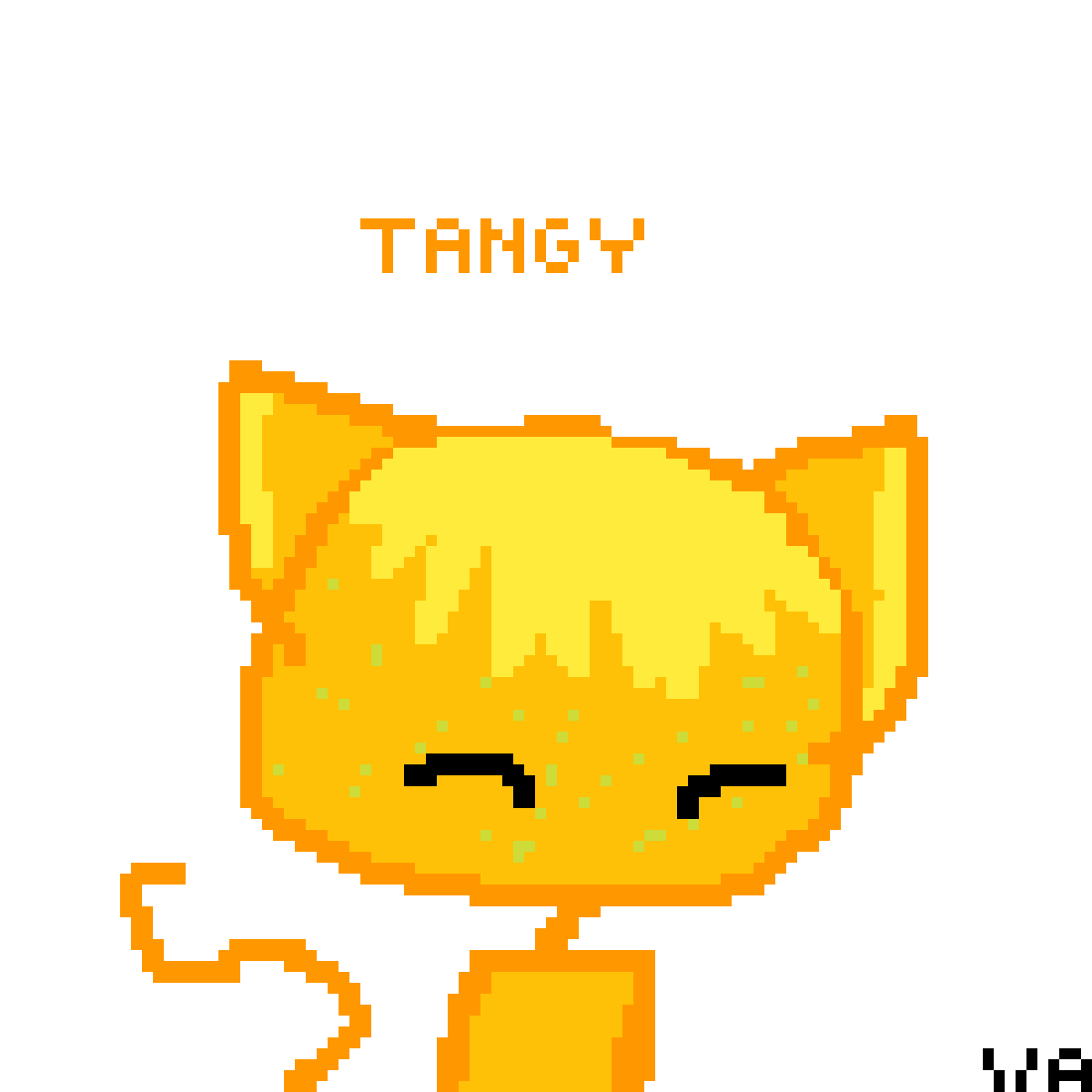 Pixilart - Orange Cat by SodaPopBrush