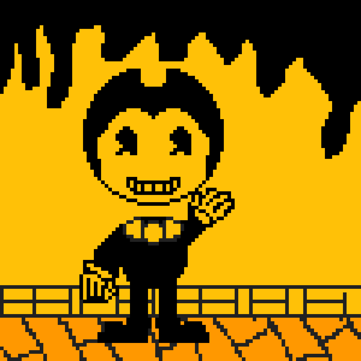Editing Bendy The Dancing Demon - Free online pixel art drawing tool ...