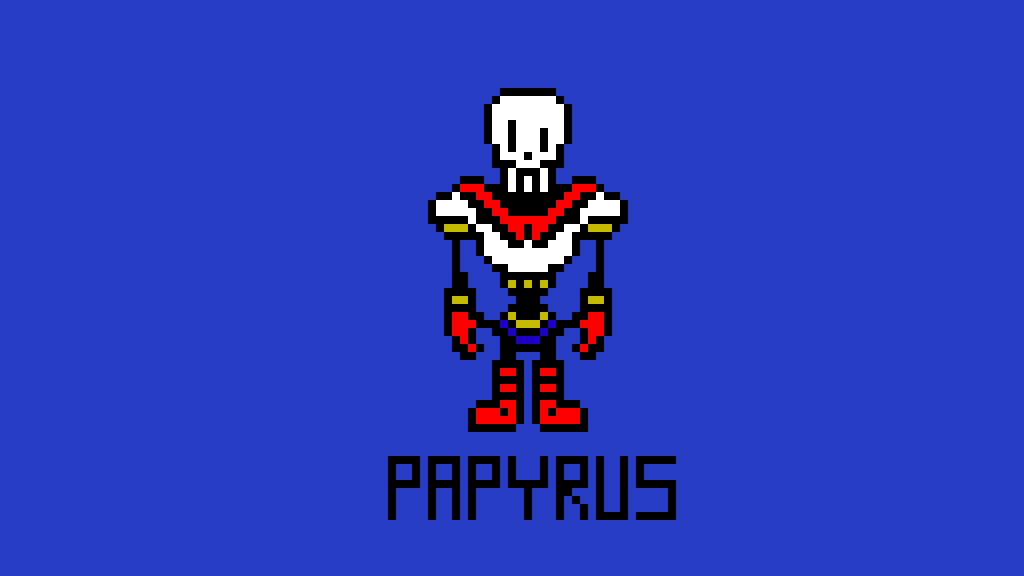 Pixilart - Papyrus by JbDemon