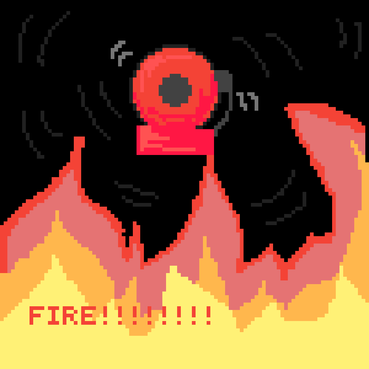 Pixilart - fire alarm by LuckyDog
