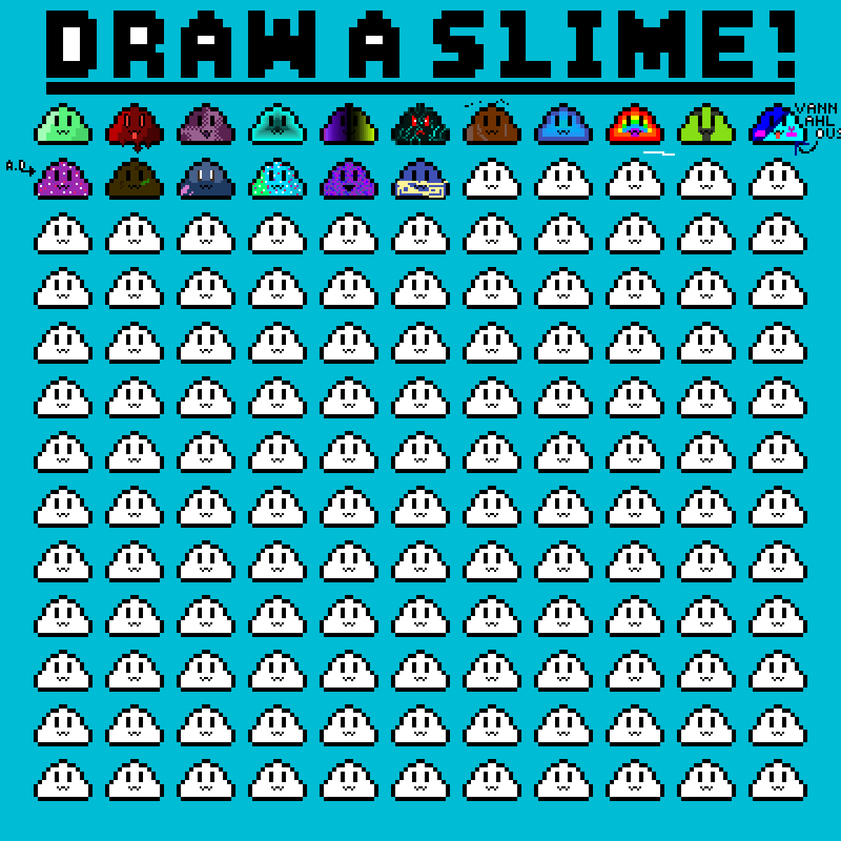Editing Slime - Free online pixel art drawing tool - Pixilart