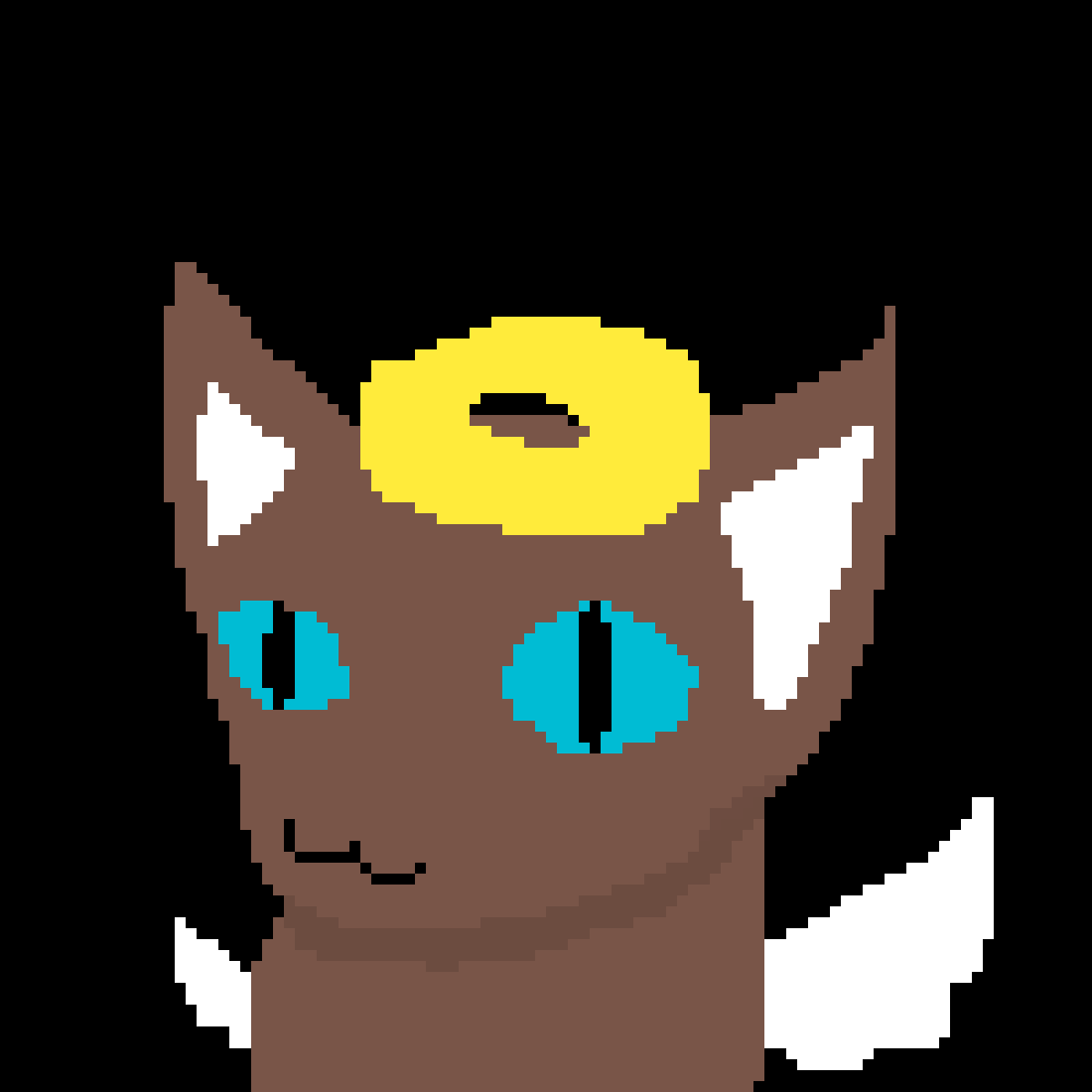 Pixilart - cat angel demon by bgvfdehyttererf