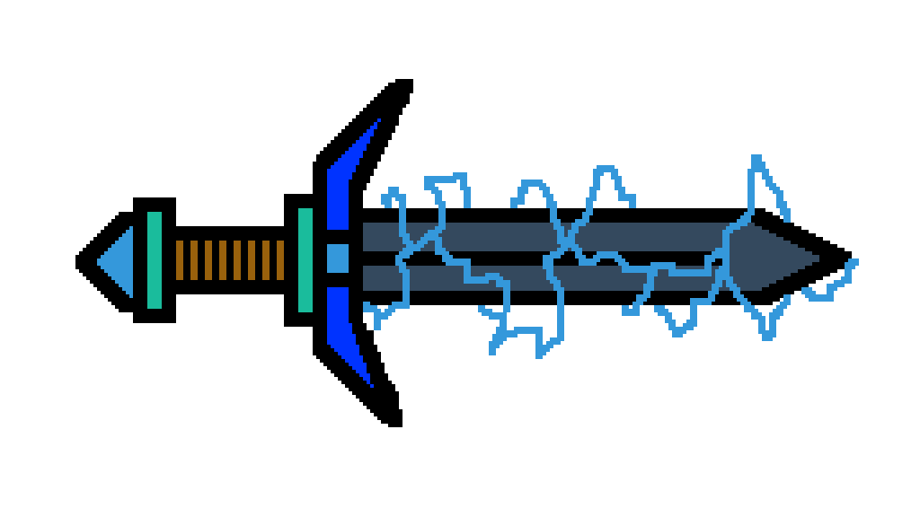 Editing Electrified Sword - Free online pixel art drawing tool - Pixilart