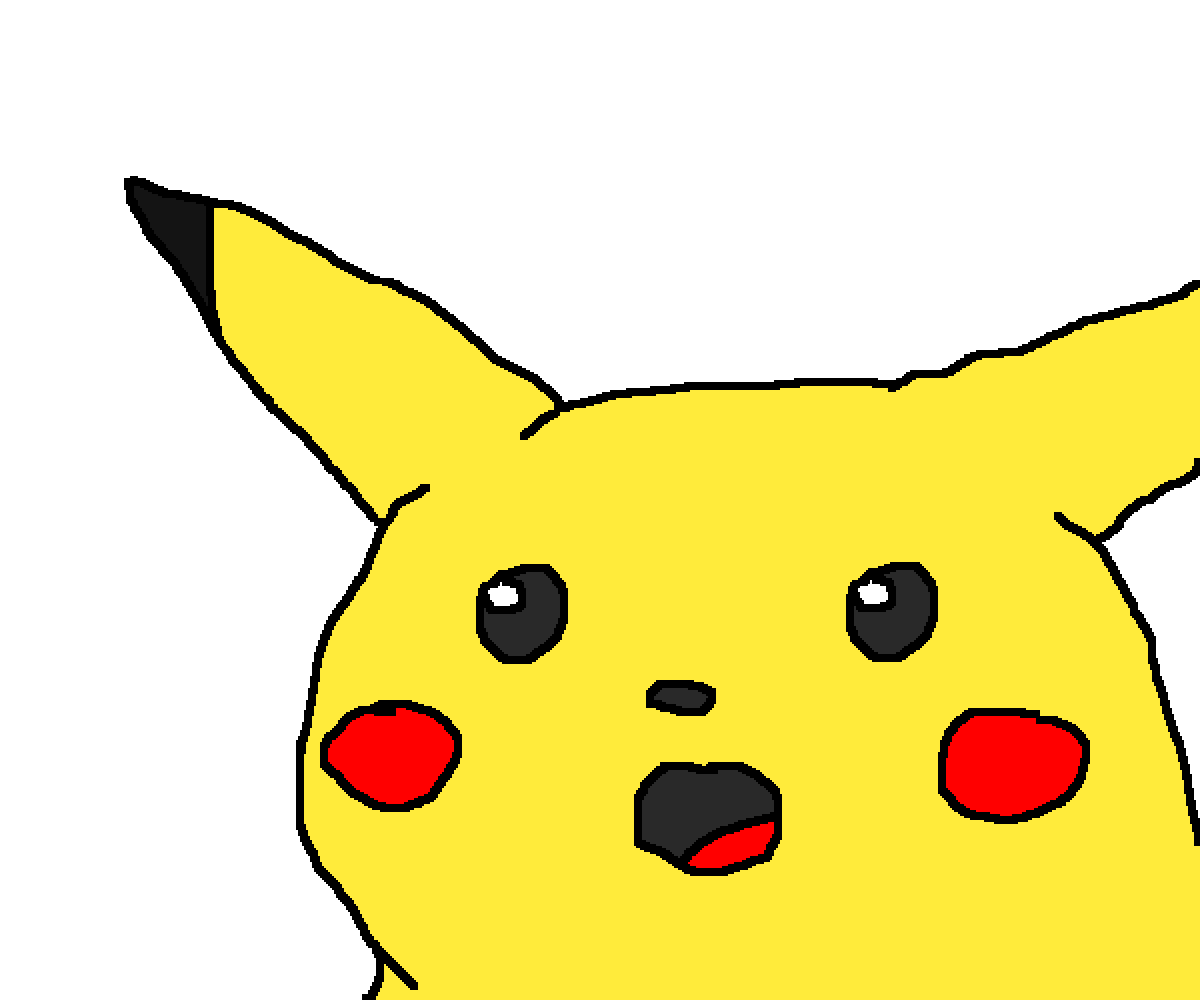 Pixilart - Pikachu base by Taymius