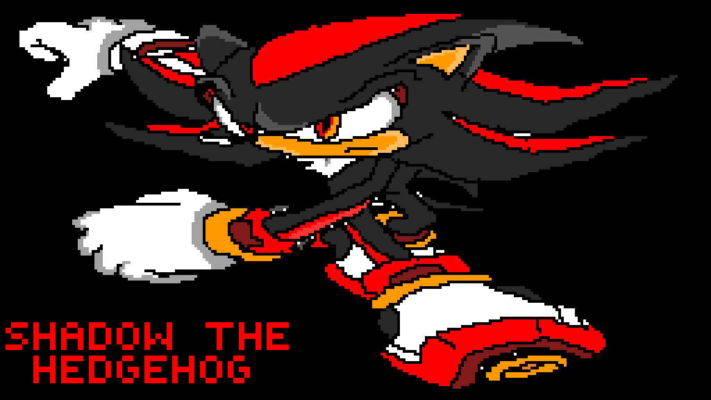 Pixilart - Shadow the Hedgehog by TwoDee