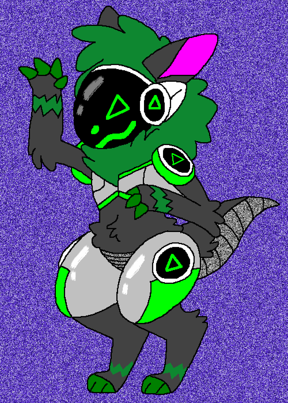 Pixilart - Possible new OC (protogen oc) by TenderHeart676