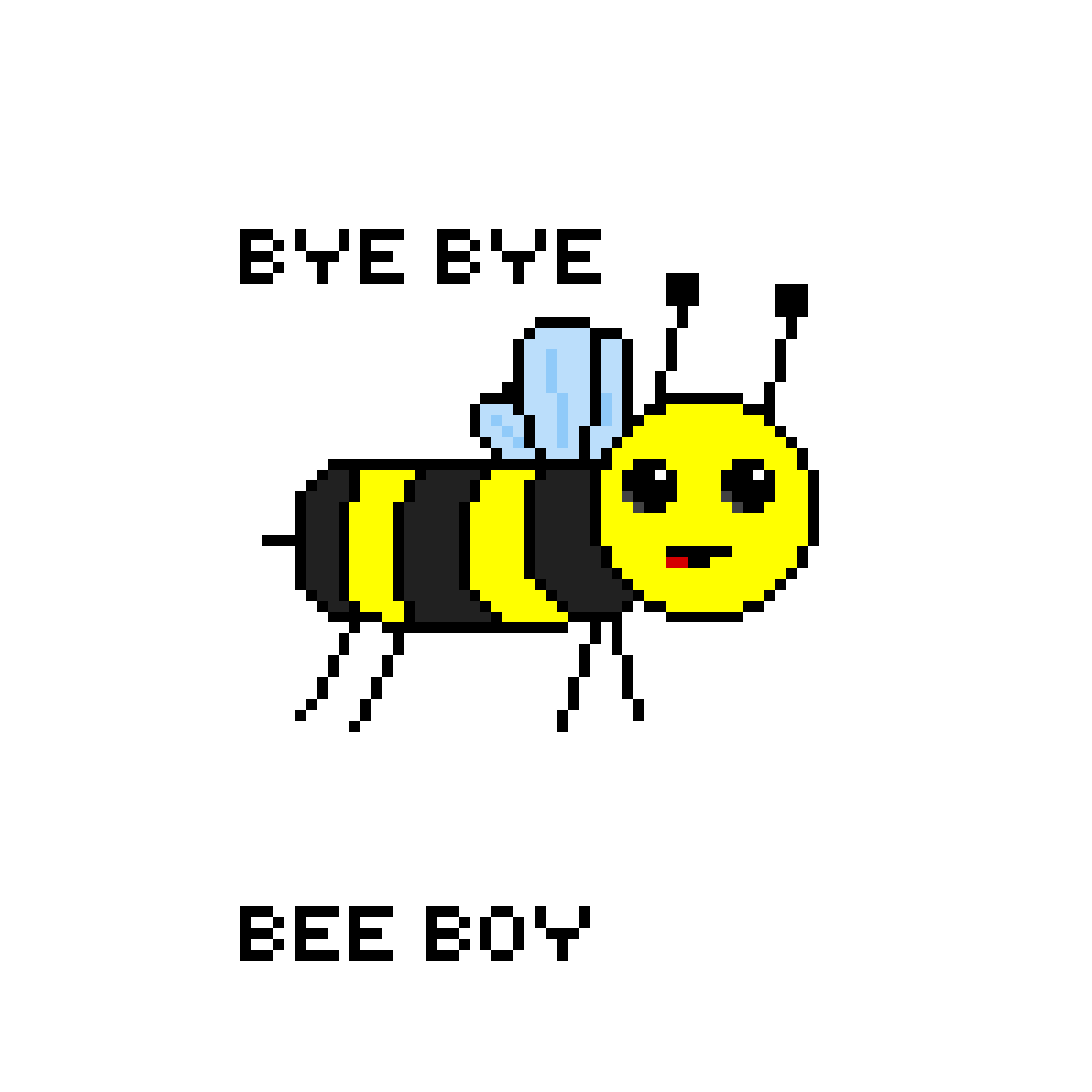 Pixilart - BYE BYE BEE BOY D by Yuki-Hoshiko