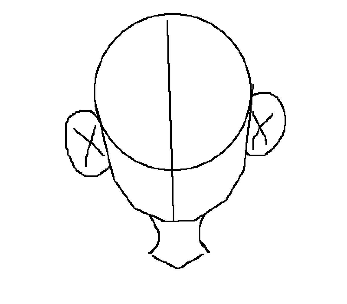 Pixilart - head base by M00n-Du5t