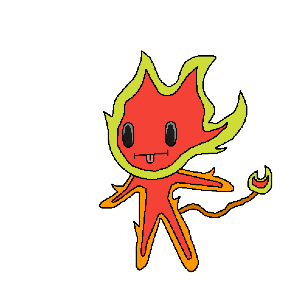 Pixilart - Fire Sprite by StoneDemon27