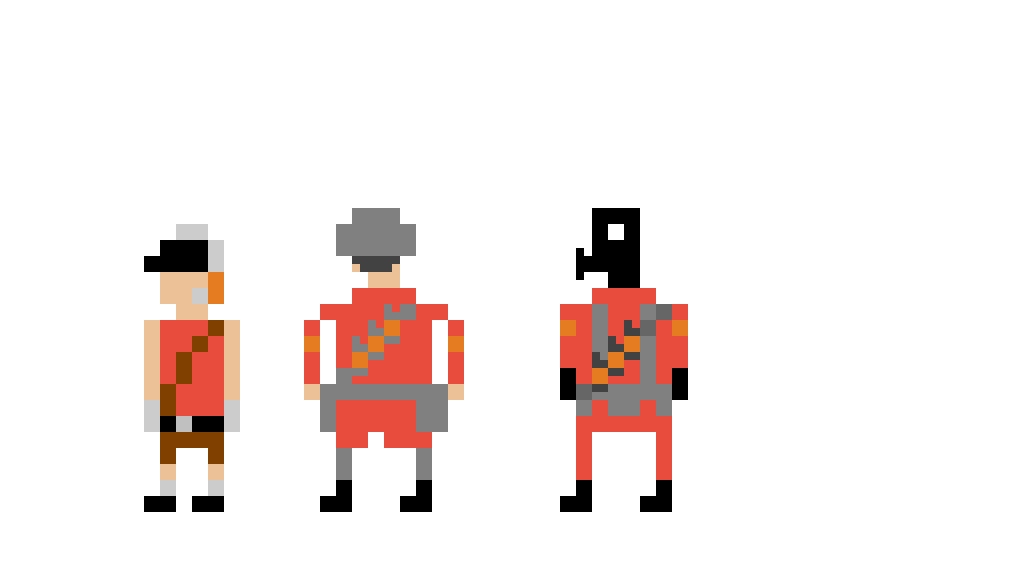 Editing team fortress 2 classes - Free online pixel art drawing tool ...