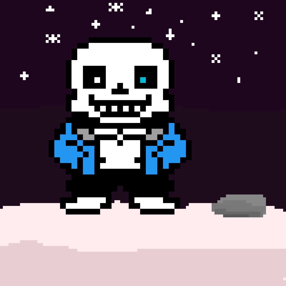 Pixilart - Sans by Taiteilija-Moti
