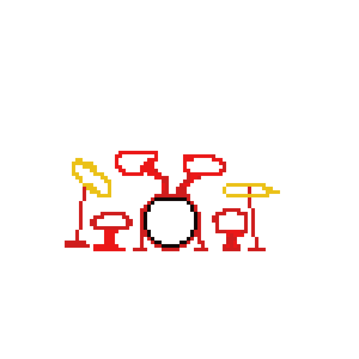Editing drum kit - Free online pixel art drawing tool - Pixilart
