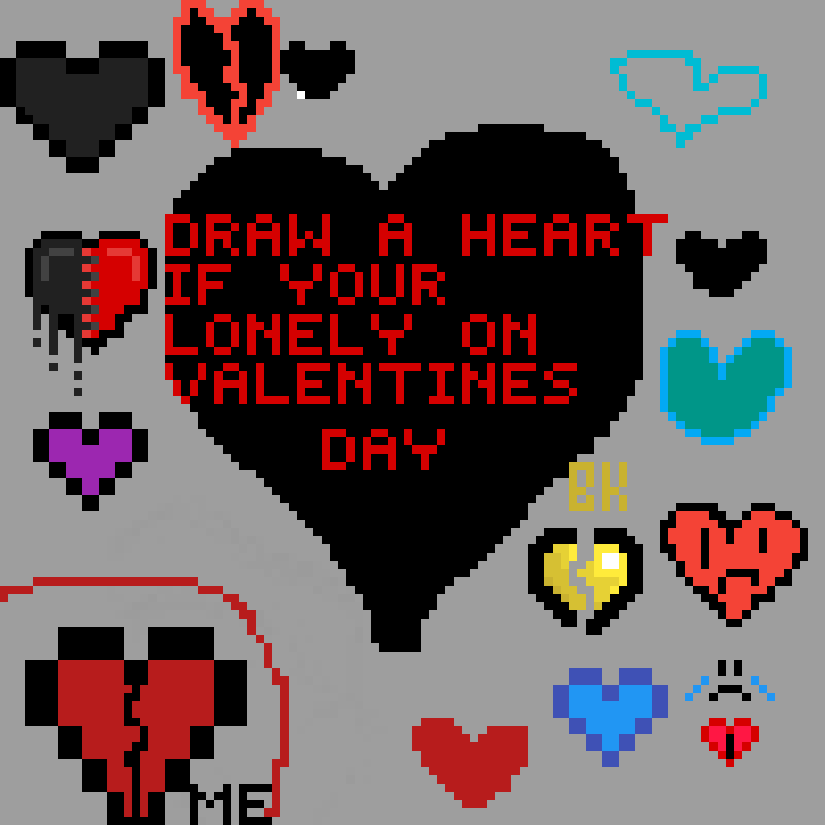 Editing I alone :'( - Free online pixel art drawing tool - Pixilart