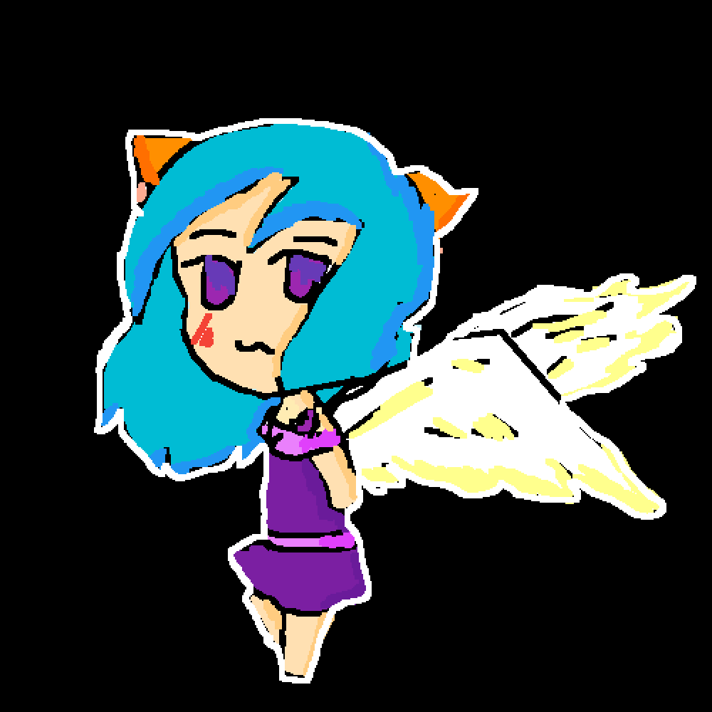 Editing cat angel - Free online pixel art drawing tool - Pixilart