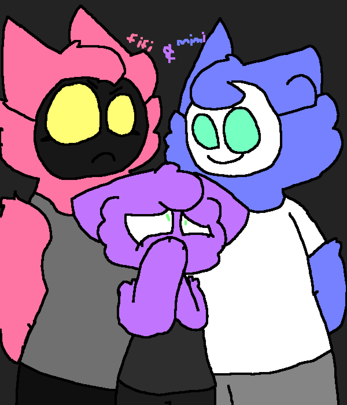Pixilart - fifi and mimi by Plush-Lulu