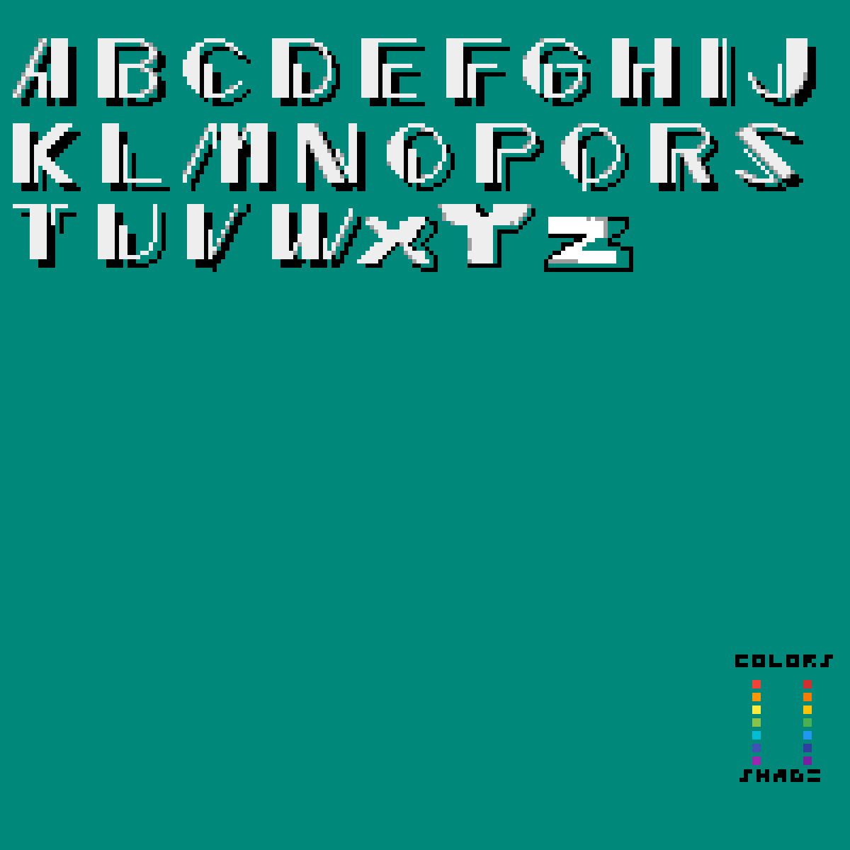 Pixilart - s 2 font sprites by RafaStudios2023