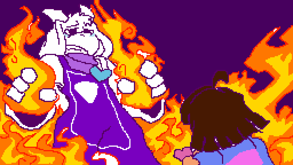 Pixilart - Toriel Fight! by StarLover