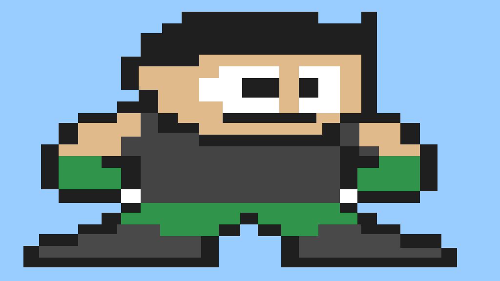 Pixilart - little mac megaman. by Alyssa